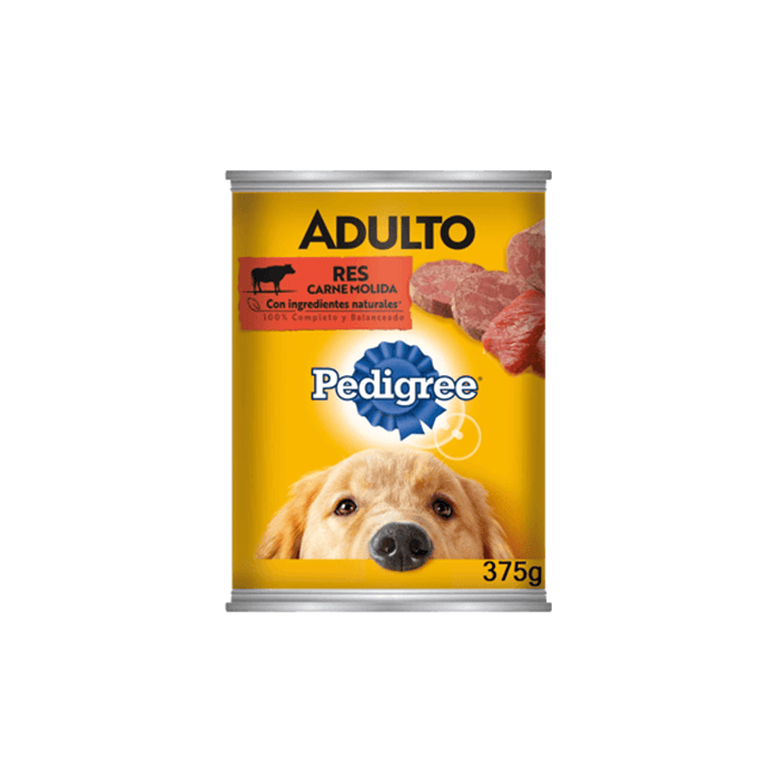 Comida Perro Carne Molida De Res Pedigree 375.0