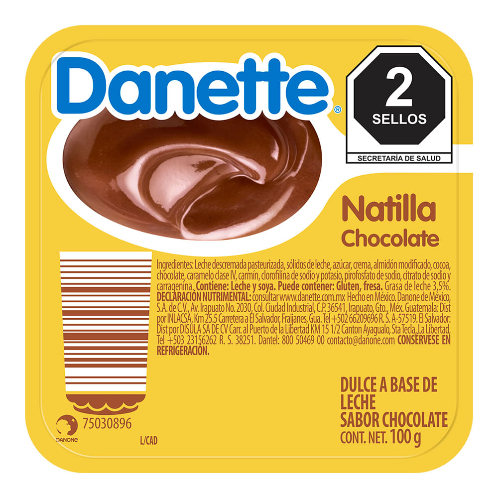 Danette Chocolate Danone 100.0 - Gr