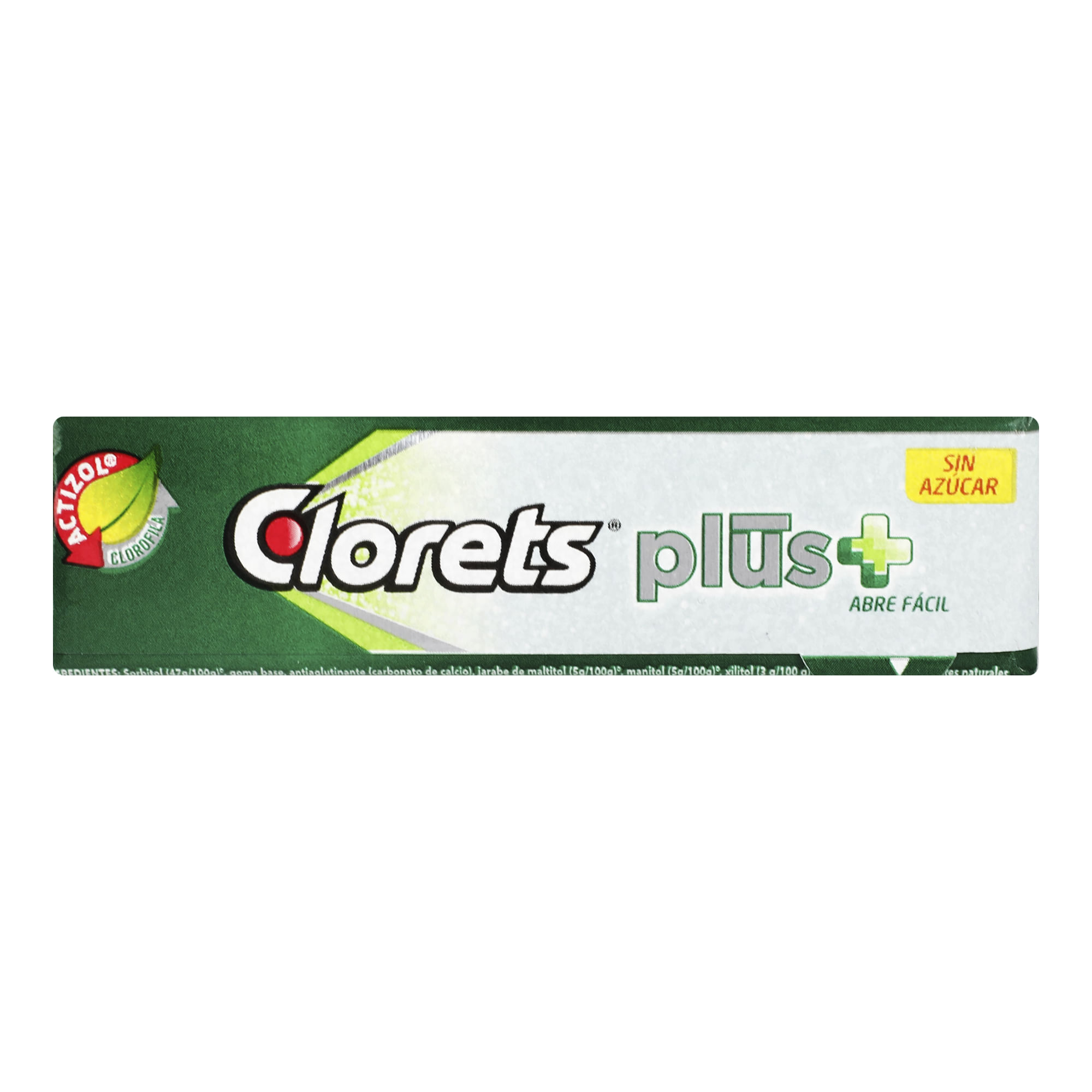Chicles Tipo Americano Plus+ Clorets 5.0 - Pza