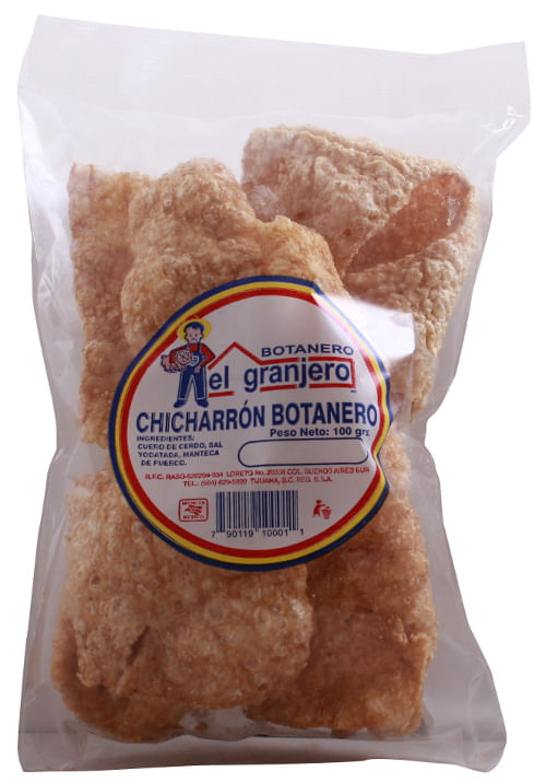 Chicharron Botanero El Granjero 100.0 - Gr
