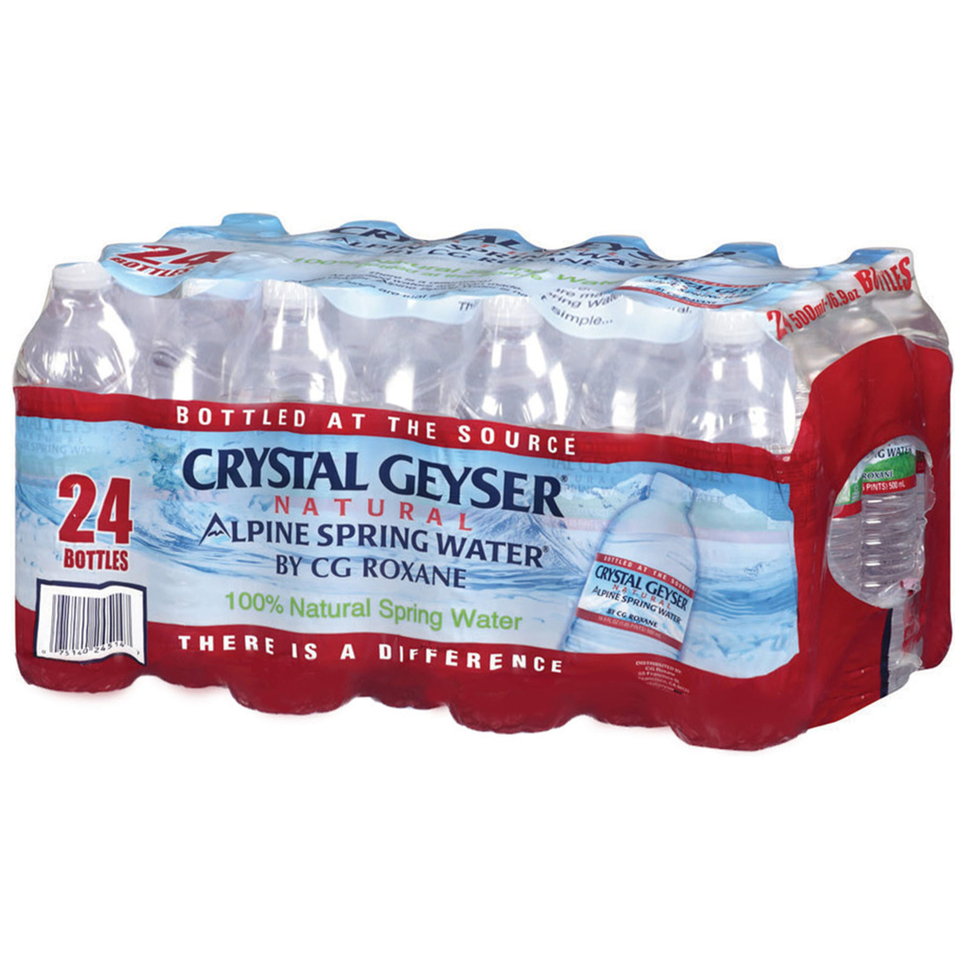 Spring Water 24 Pack Crystal Geyser 500.0 - Ml