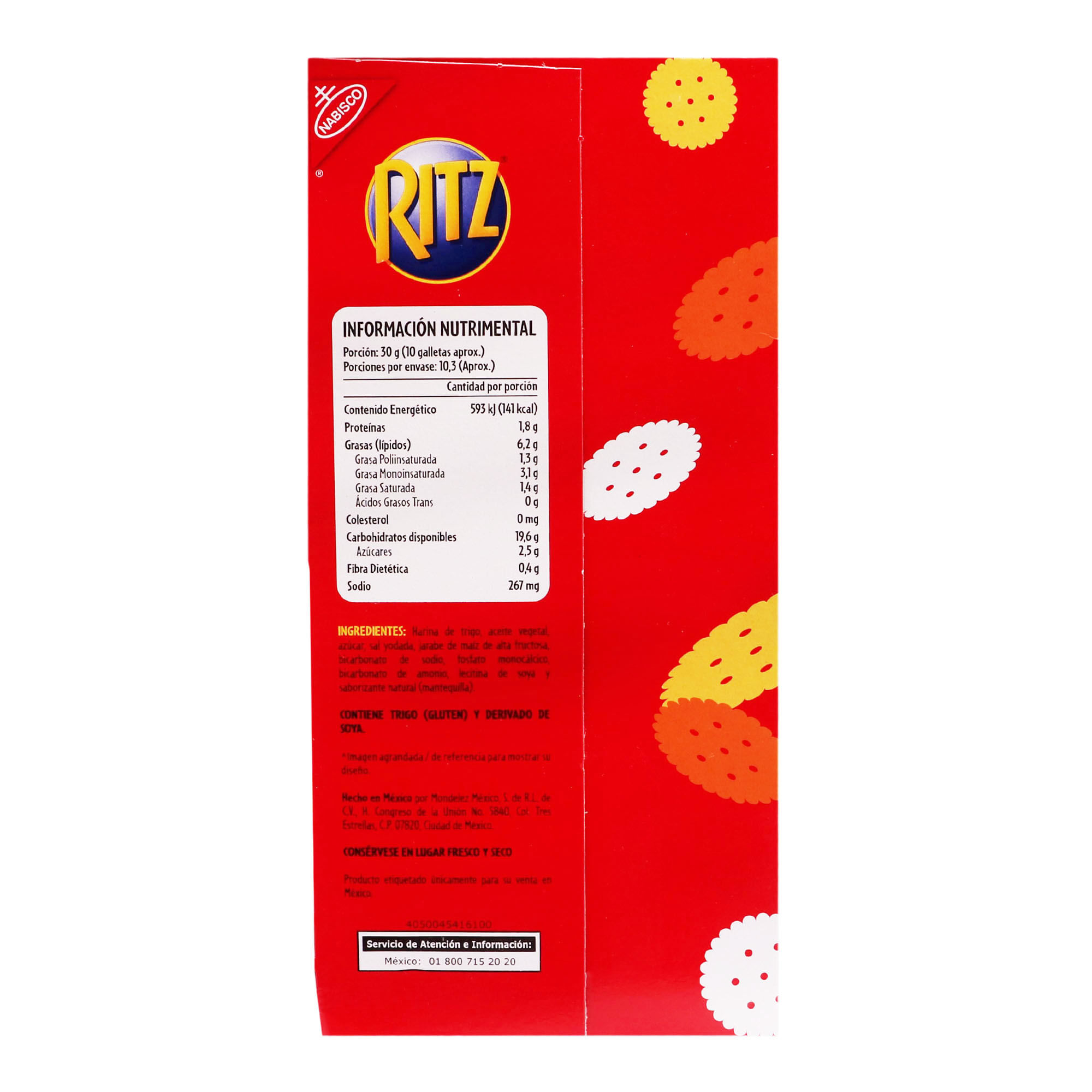 Galletas Mini Rollos Ritz Nabisco 308.0 - Gr
