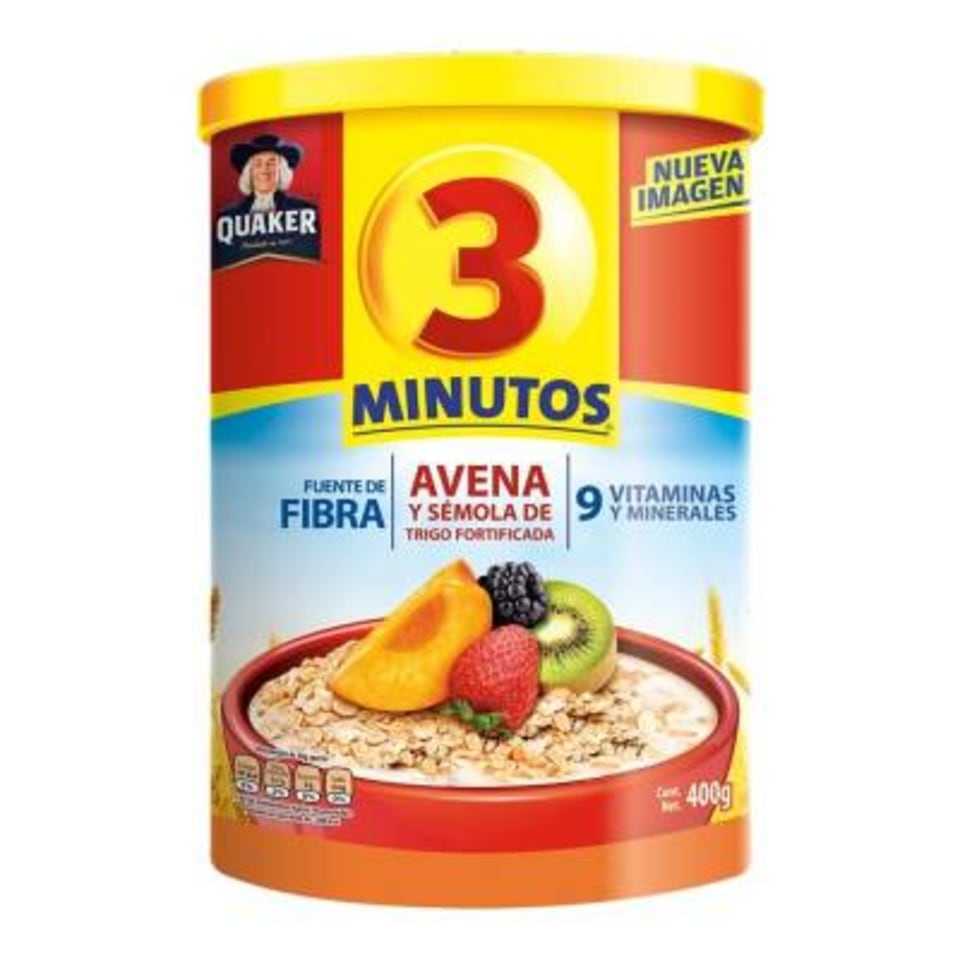 Avena 3 Minutos Quaker 400.0 - Gr