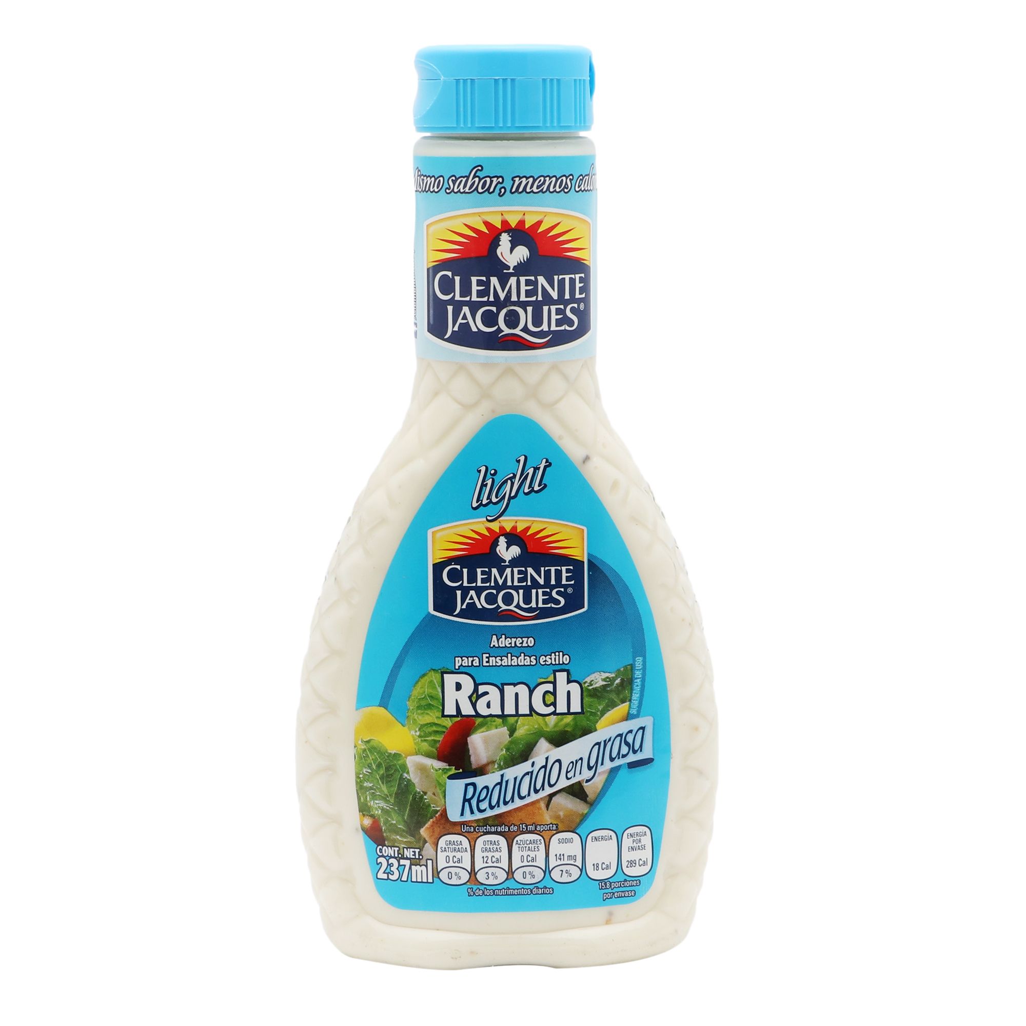 Aderezo Ranch Light Clemente Jac 237.0 - Ml