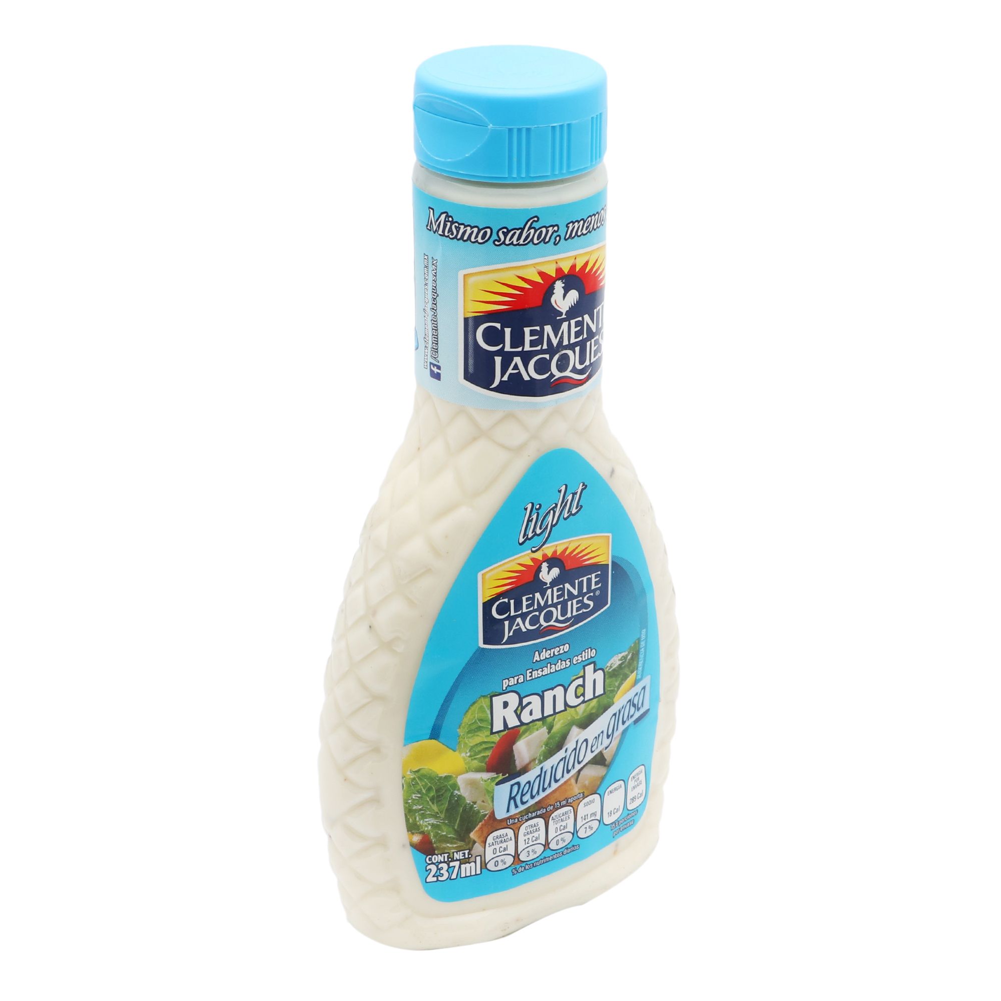 Aderezo Ranch Light Clemente Jac 237.0 - Ml