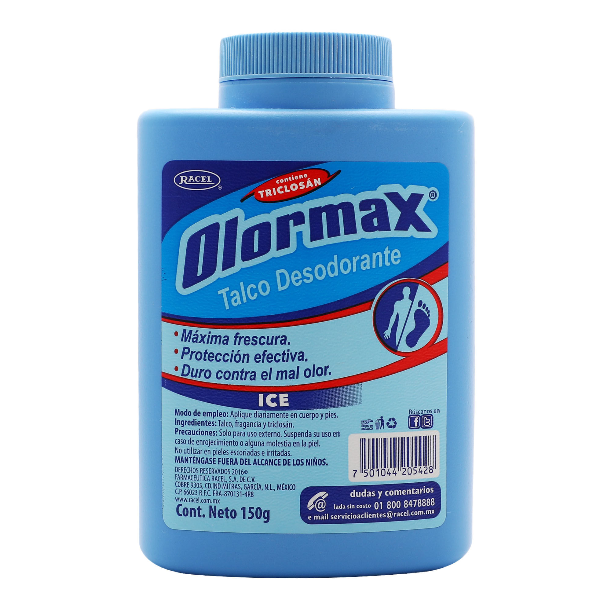 Talco Azul Olormax 150.0 - Gr