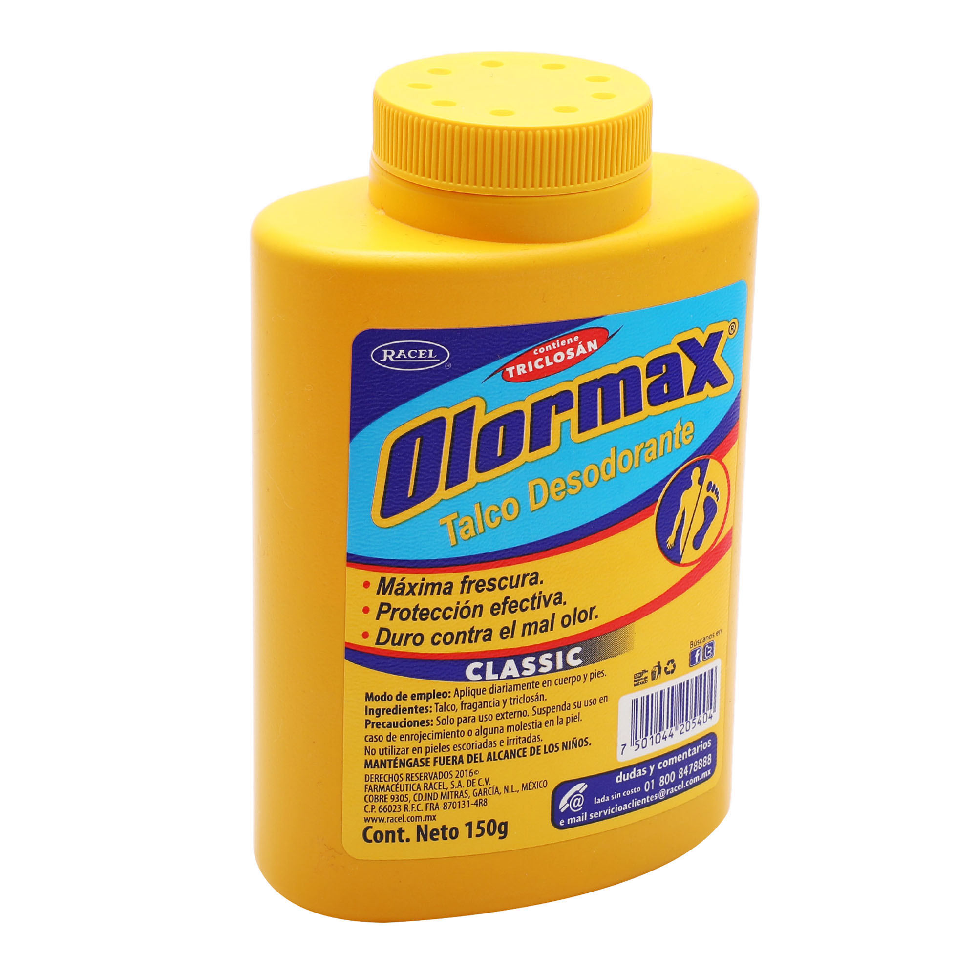 Talco Amarillo Olormax 150.0 - Gr