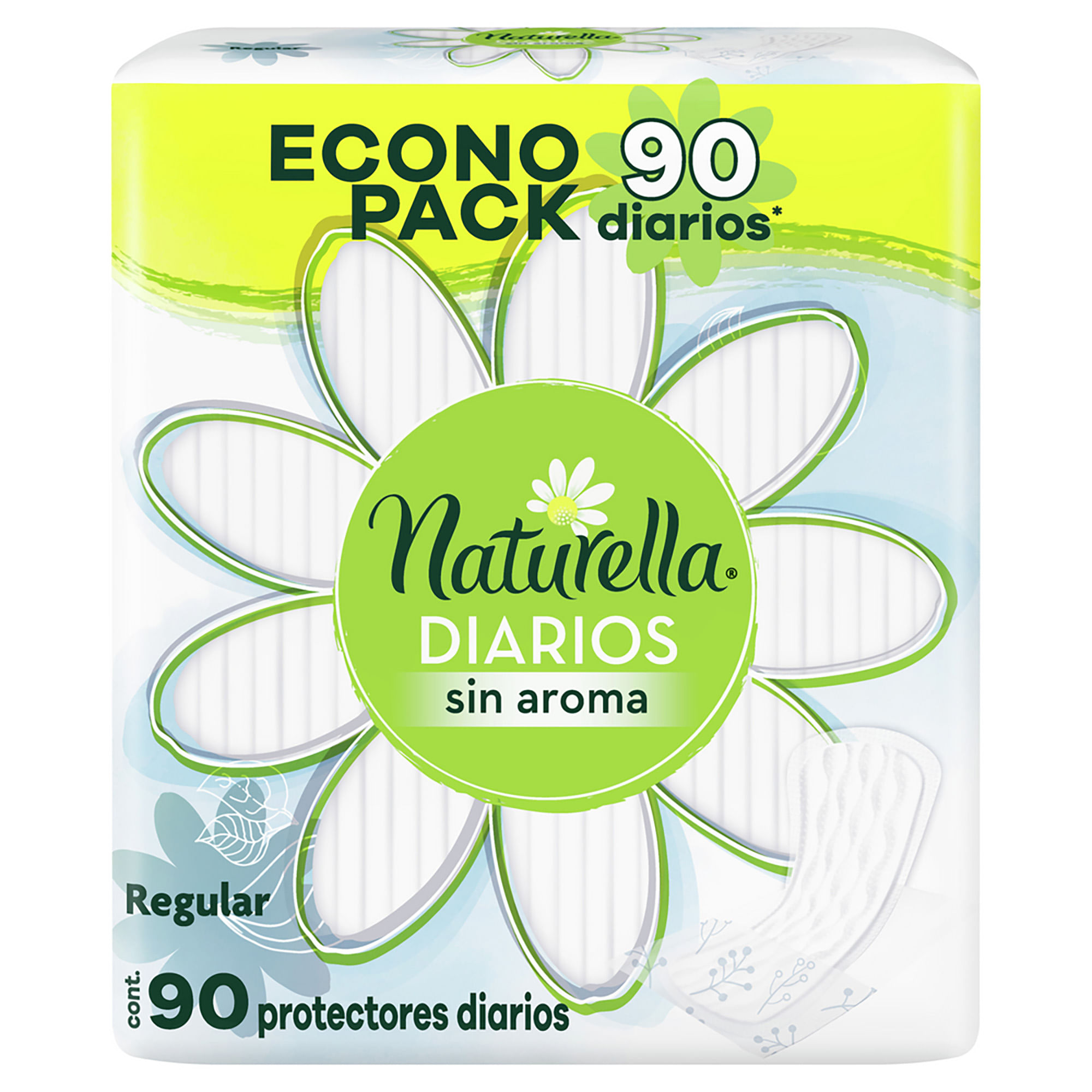 Liners Diarios Unscented Naturella 90.0 - Pza