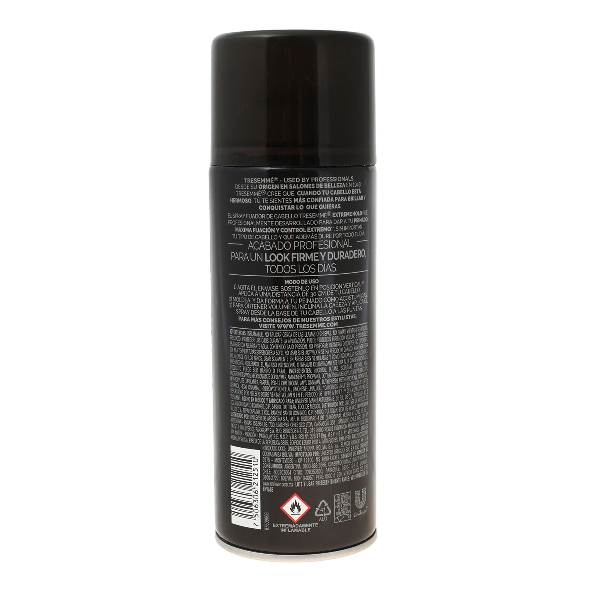 Spray Maxima Fijacion Y Control Ext Tresemme 30