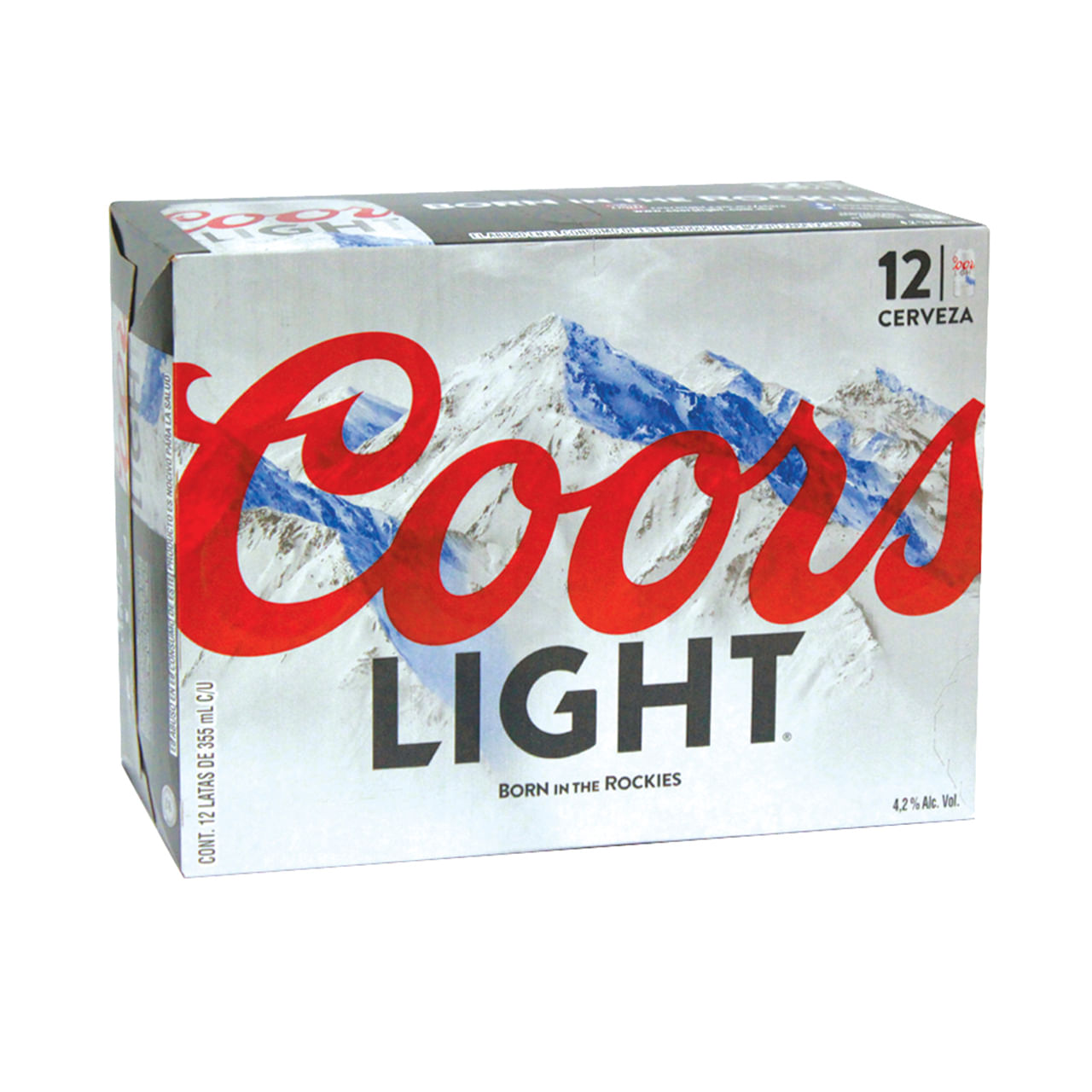 Cerveza Lata Light Coors 12.0 - Pack