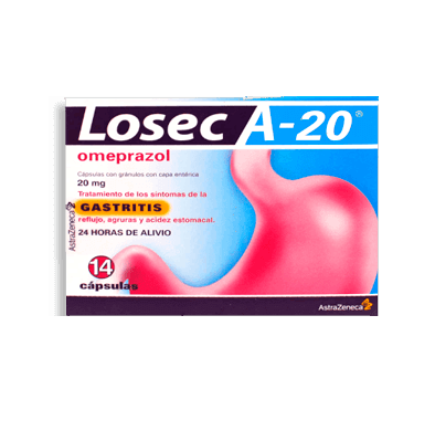 Losec A 20 Mg. Genomma Lab 14.0 - Cap