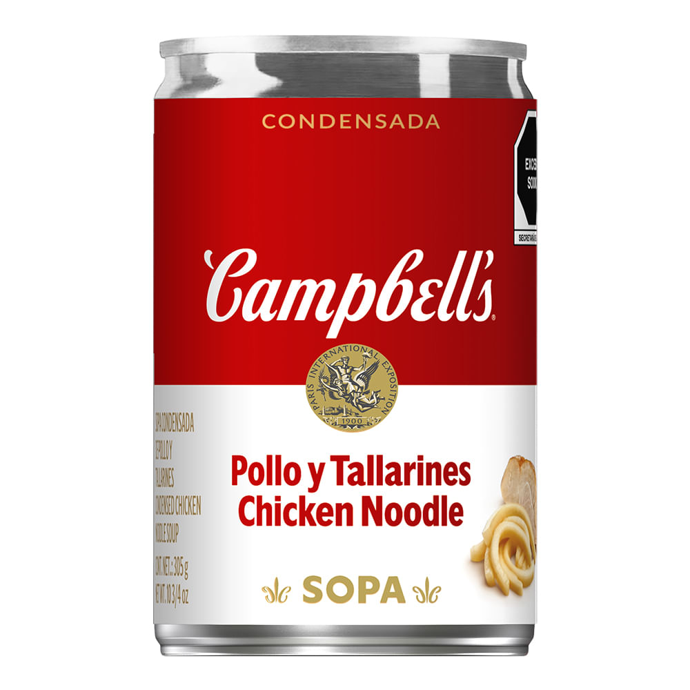 Sopa Pollo Con Tallarines Campbells 298.0 - Gr