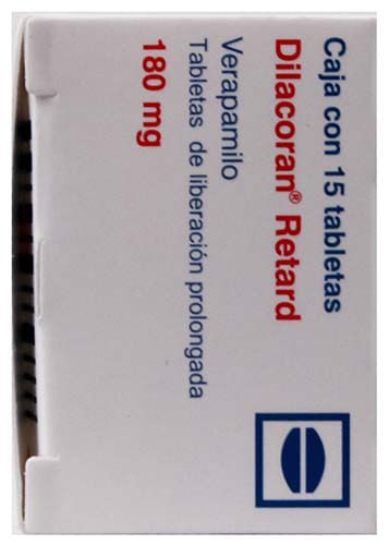 Verapamilo 180 Mg. Dilacoran 15-Tab