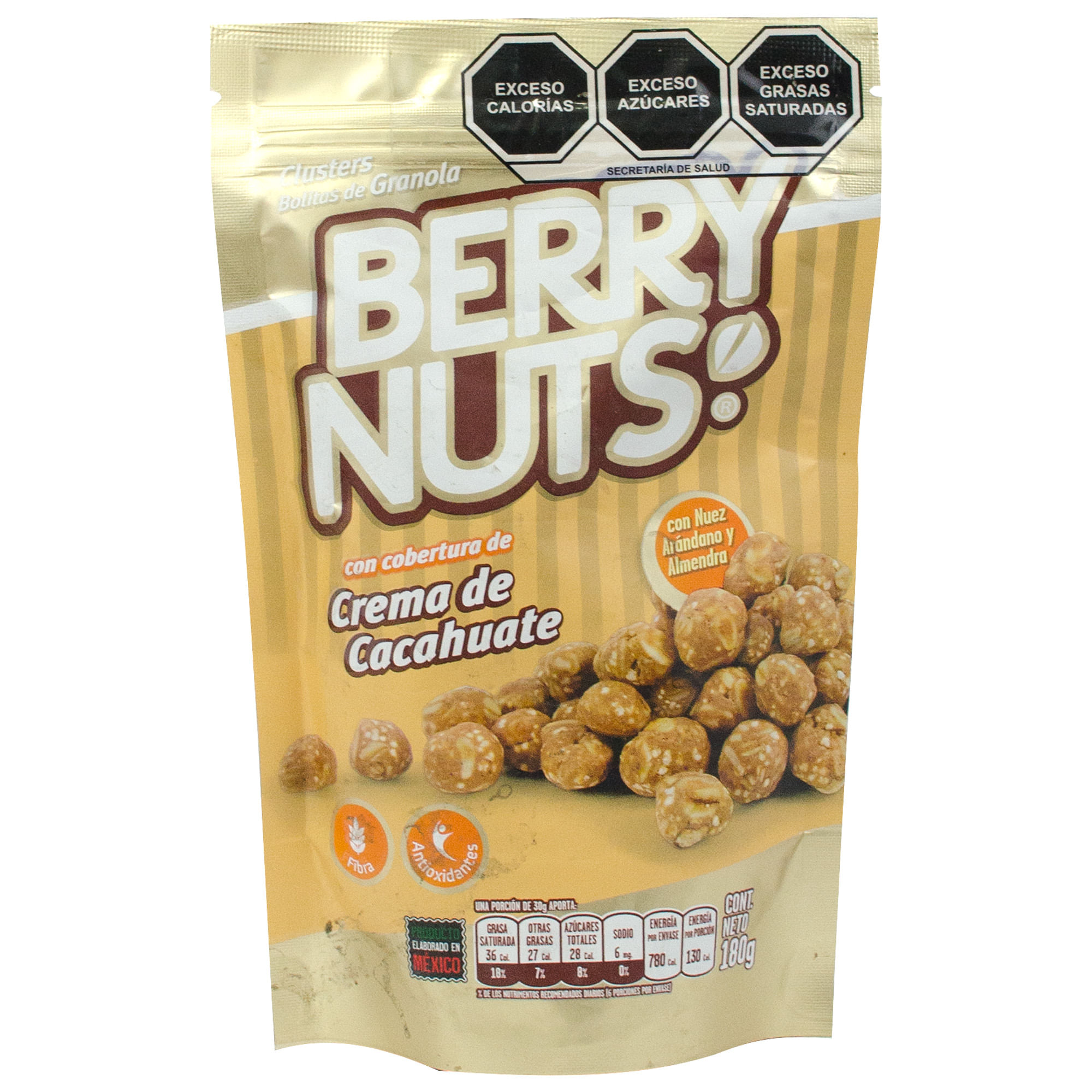 Granola Con Crema De Cacahuate Berry Nuts 180.0