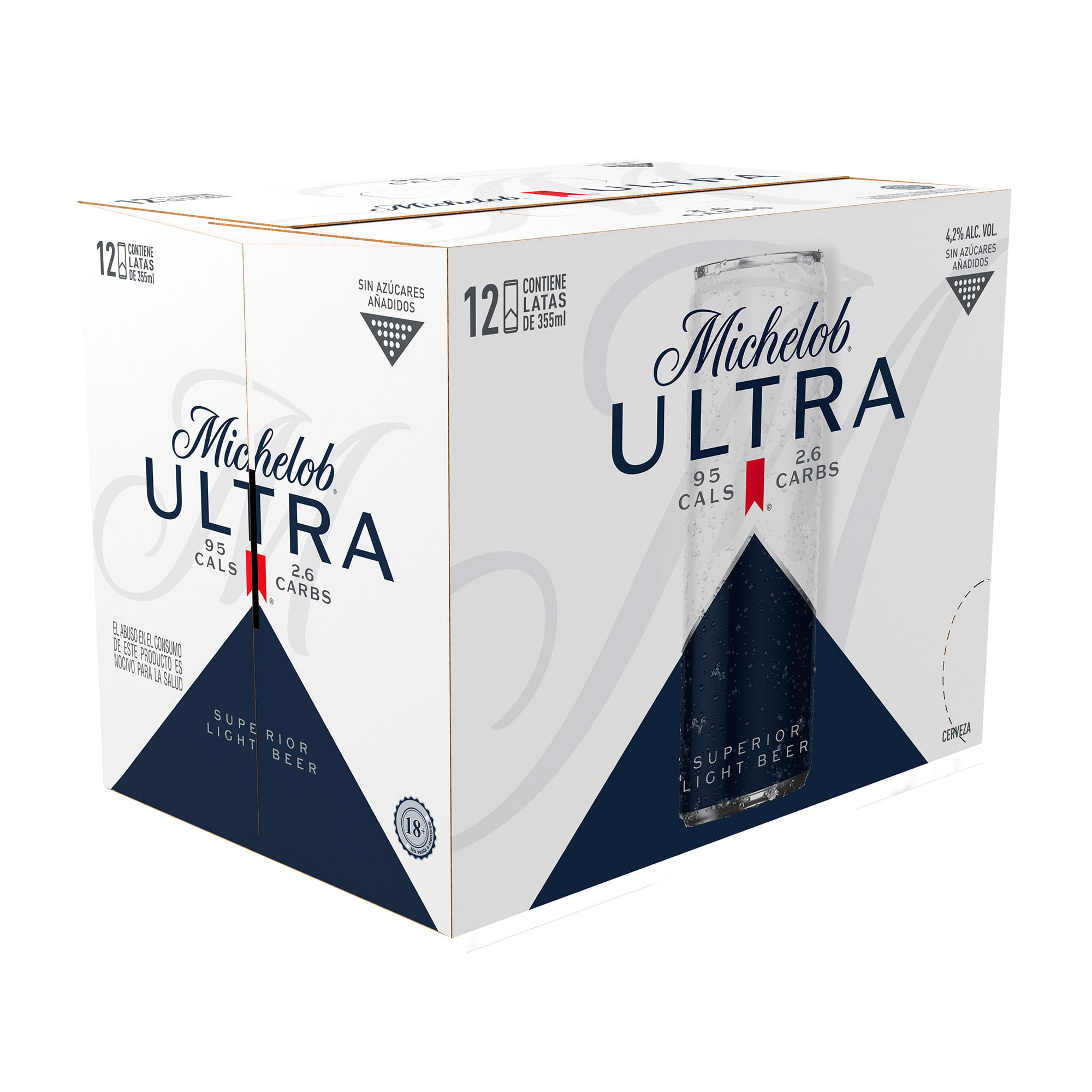 Cerveza Bote Michelob Ultra 12.0 - Pack