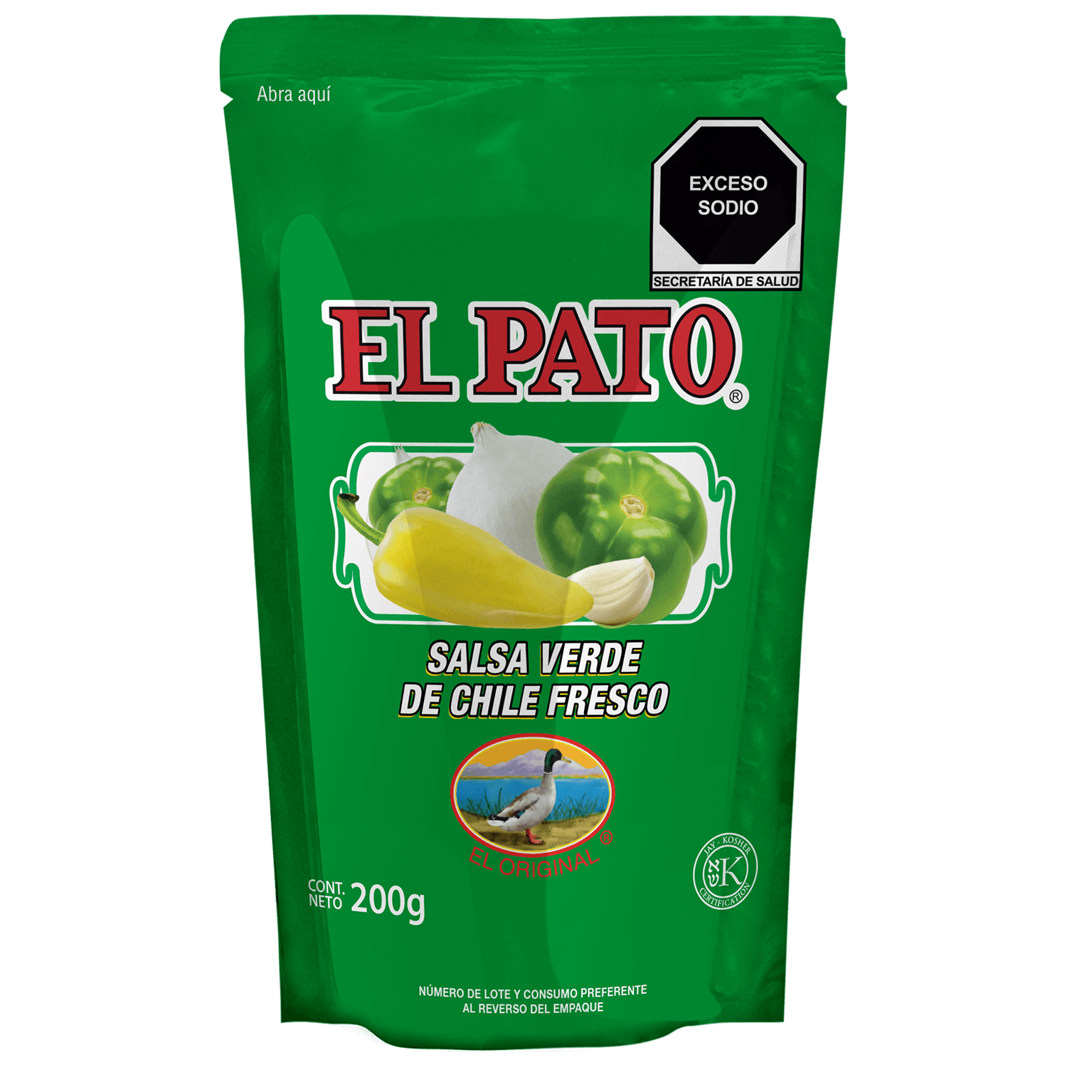 Salsa Verde De Chile Fresco El Pato 200.0 - Gr