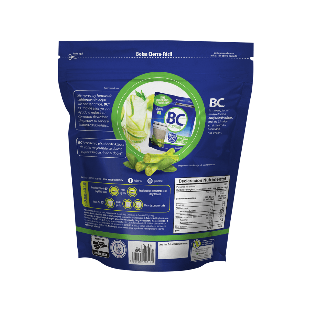 Azucar Baja En Calorias Bc 1.35 - Kg