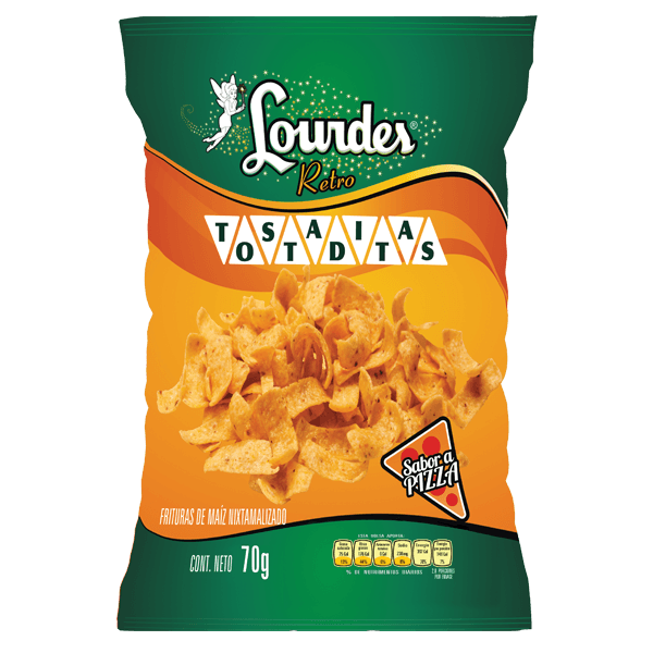 Fritos Tostaditas Sabor Pizza Lourdes 70.0 - Gr