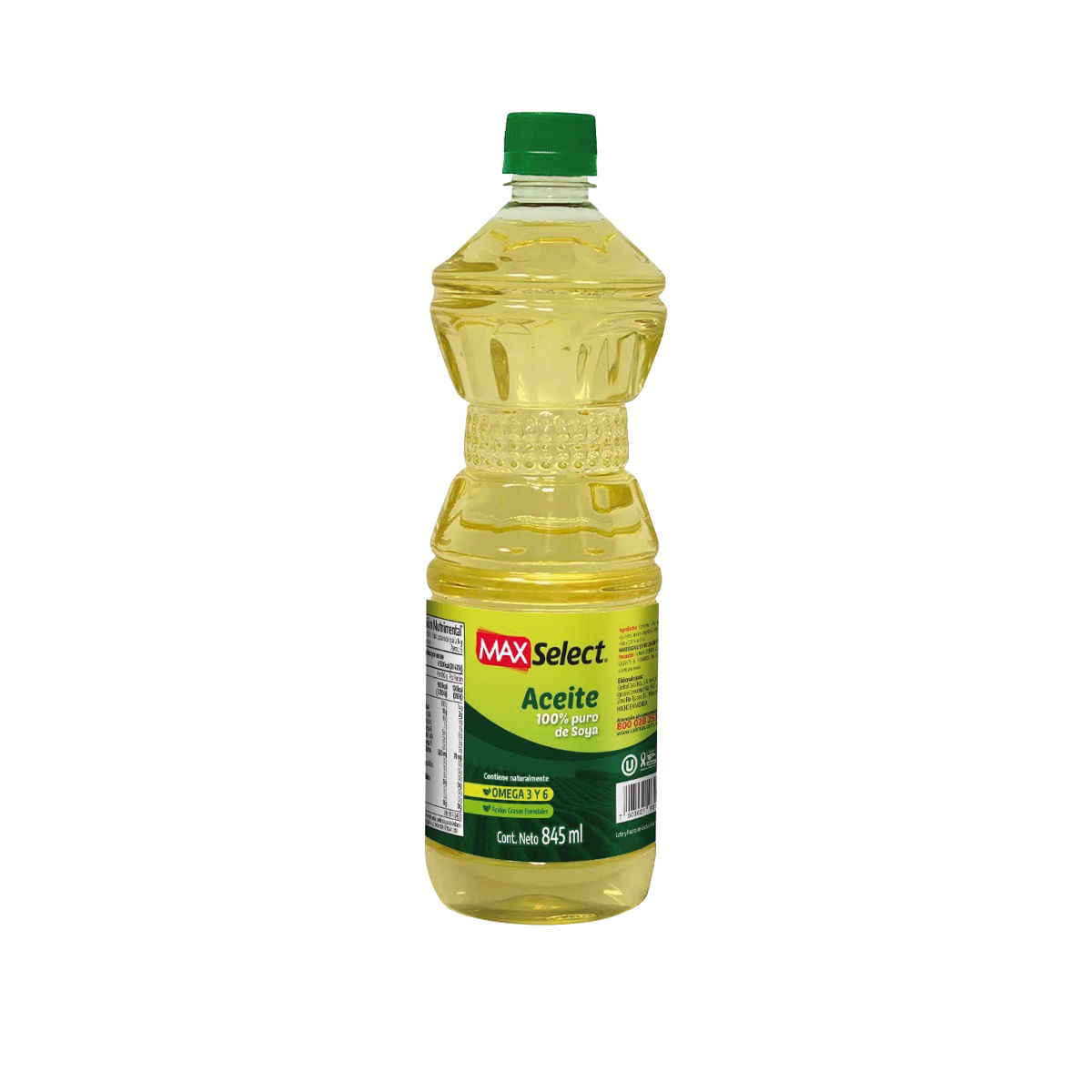 Aceite Puro De Soya Max Select 845.0 - Ml