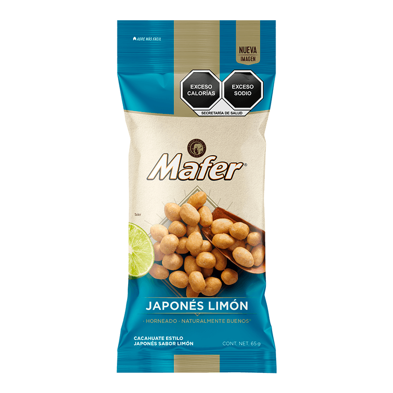 Cacahuates Japones Con Limon Mafer 65.0 - Gr
