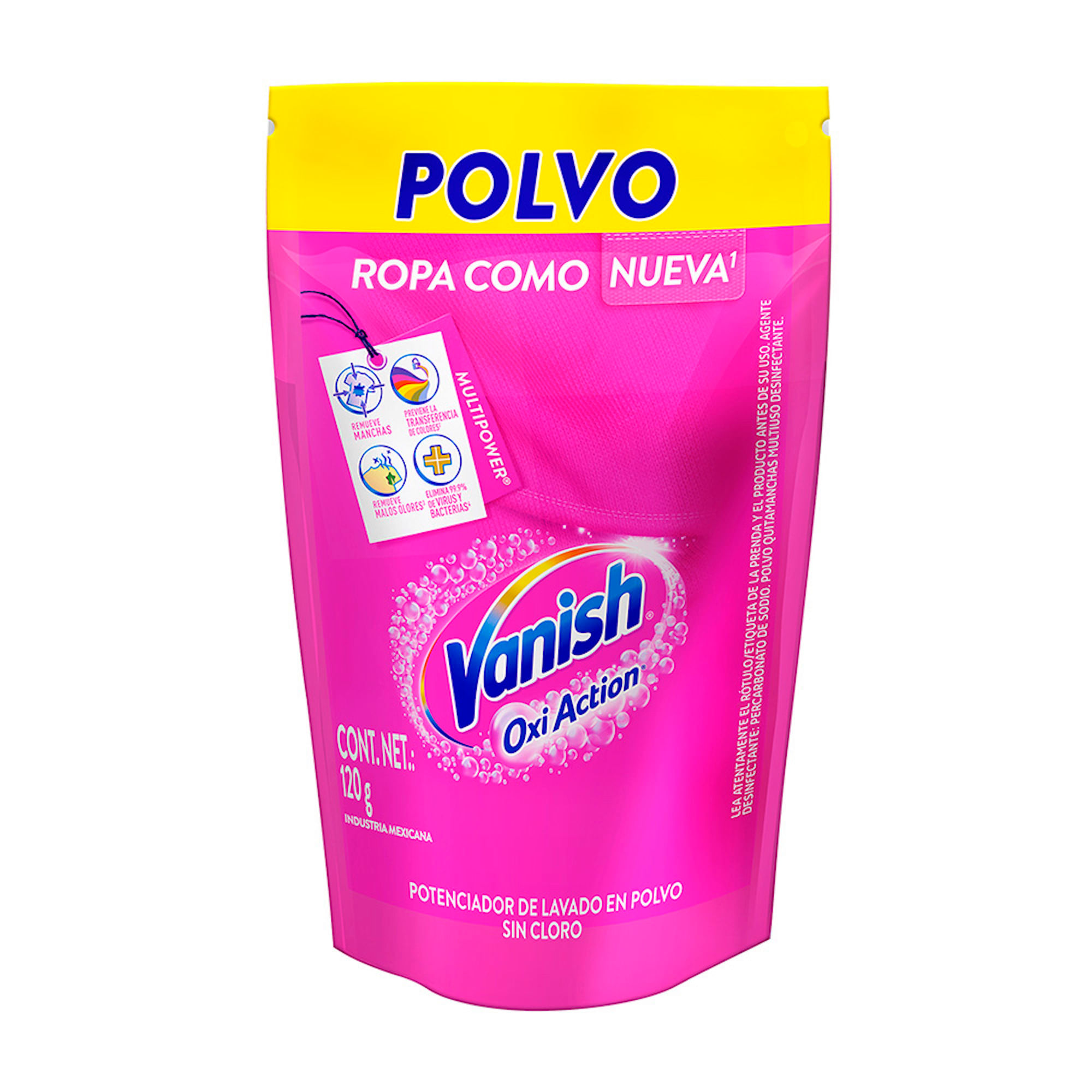 Quitamanchas Polvo Pink Vanish 120.0 - Gr