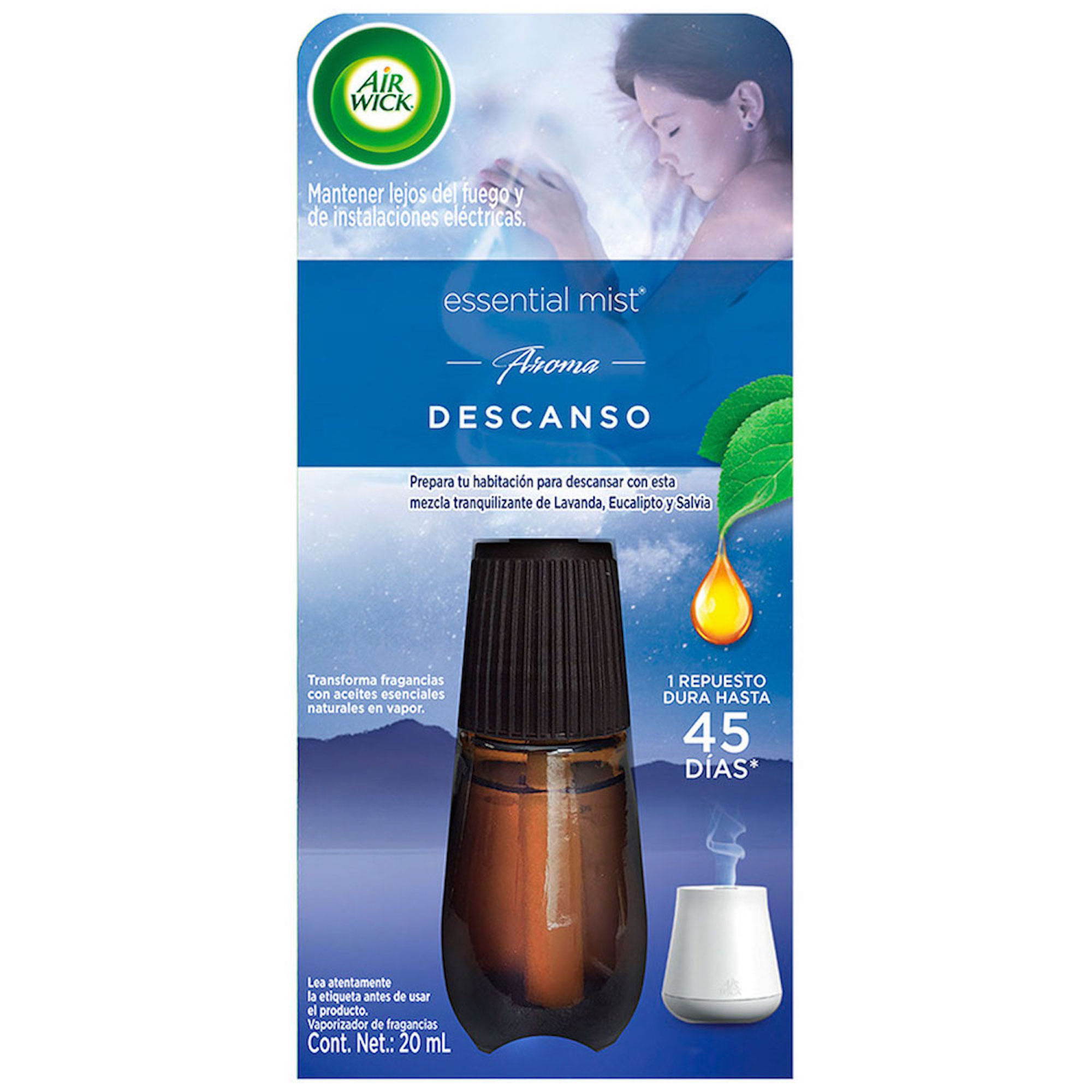 Aromatizante Electrico Awick Mx E Mist Descans A