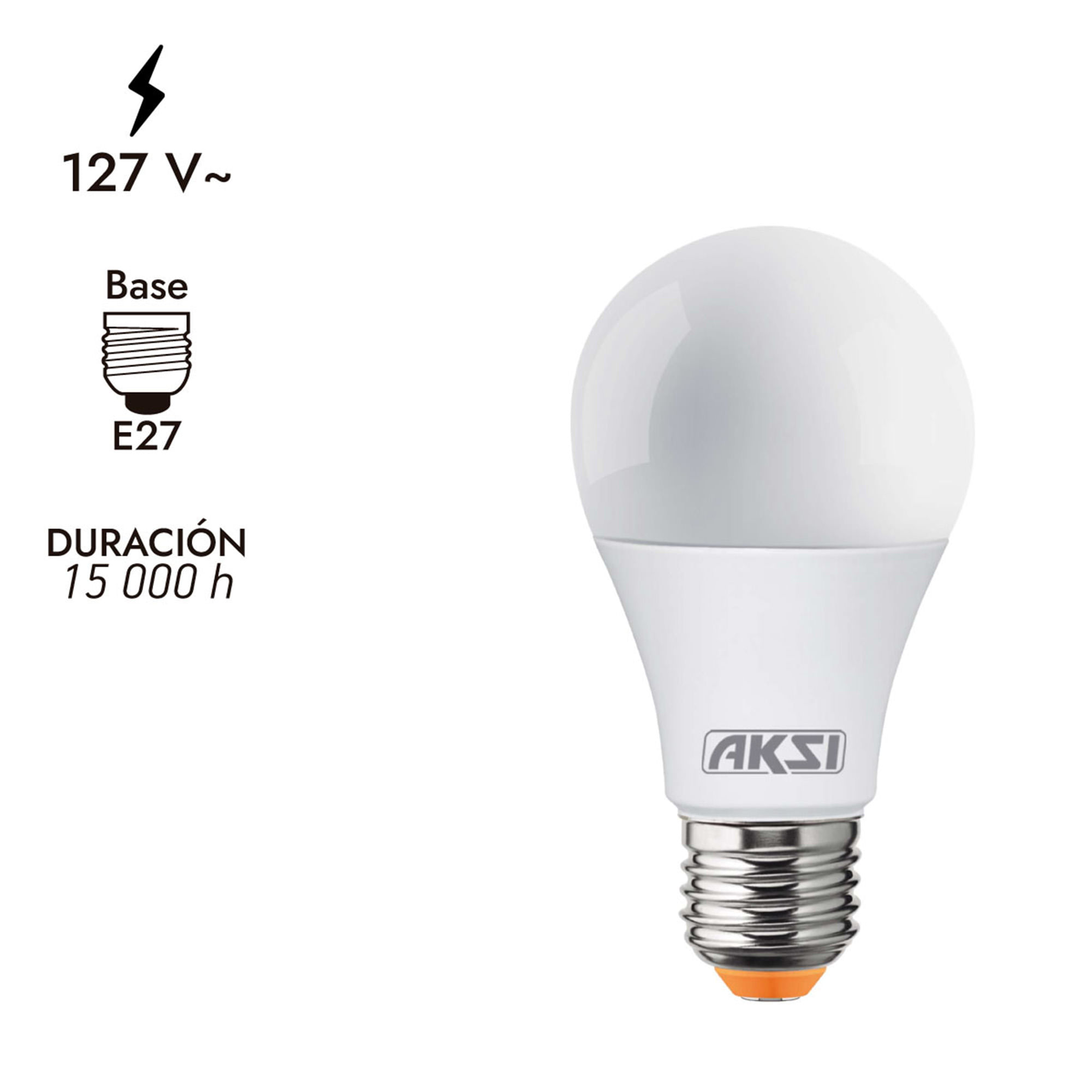 Foco Led Luz Calida 7w Aski 1.0 - Pza