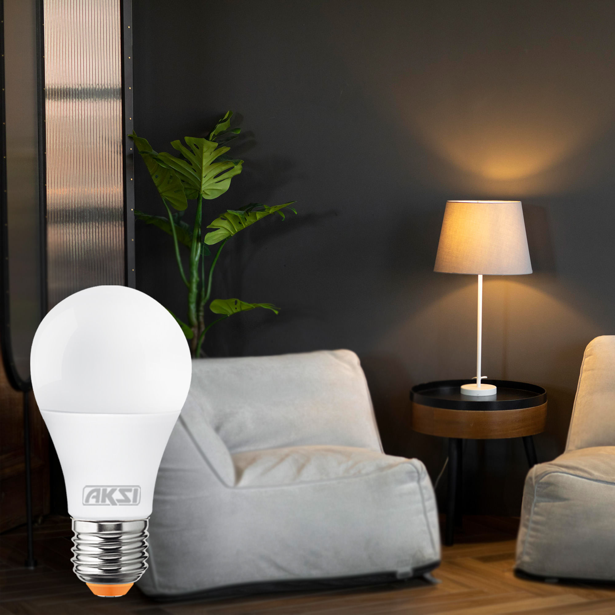 Foco Led Luz Calida 9w Aksi 1.0 - Pza