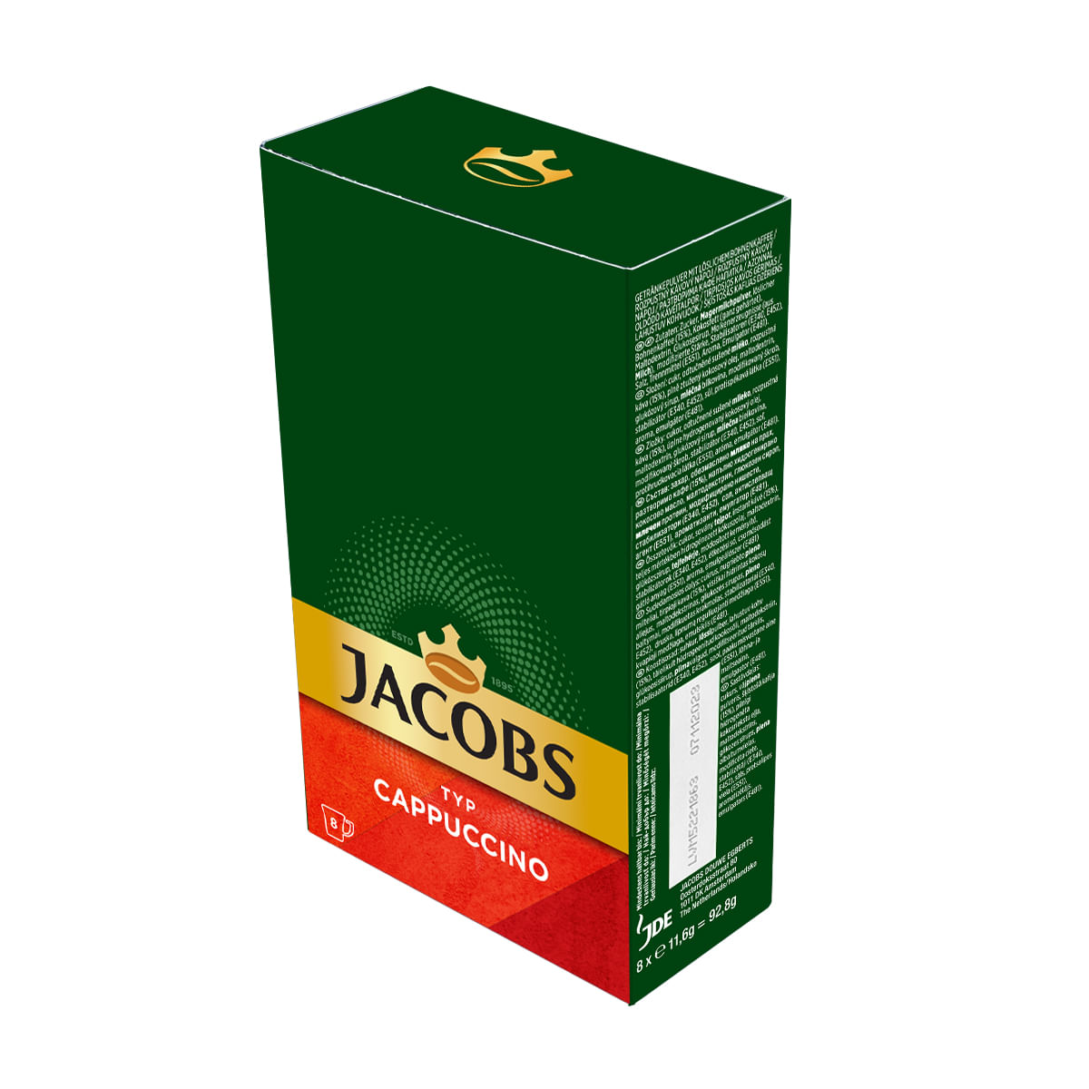 Cafe Instantaneo Cappuccino Jacobs 8.0 - Pza