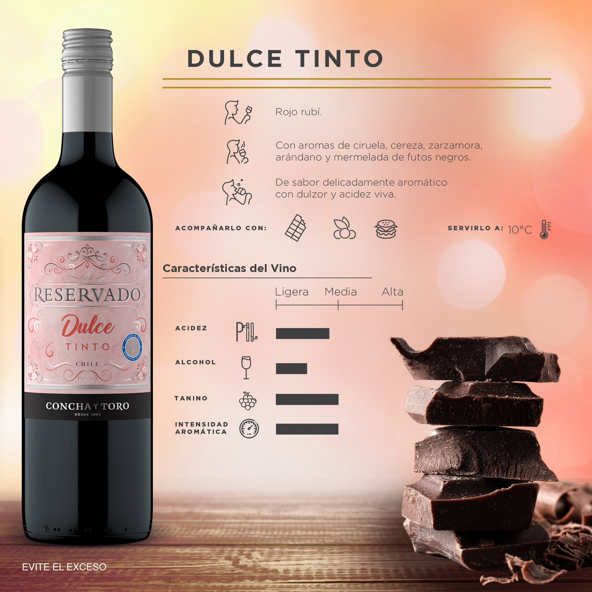 Vino Tinto Sweet Red Reservado Concha Y Toro 75