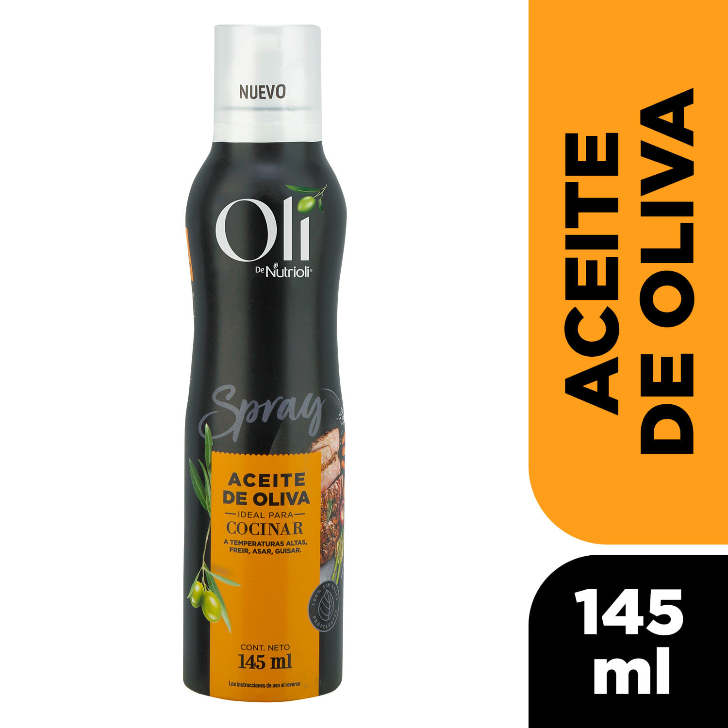 Aceite En Spray De Oliva Oli Nutrioli 145.0