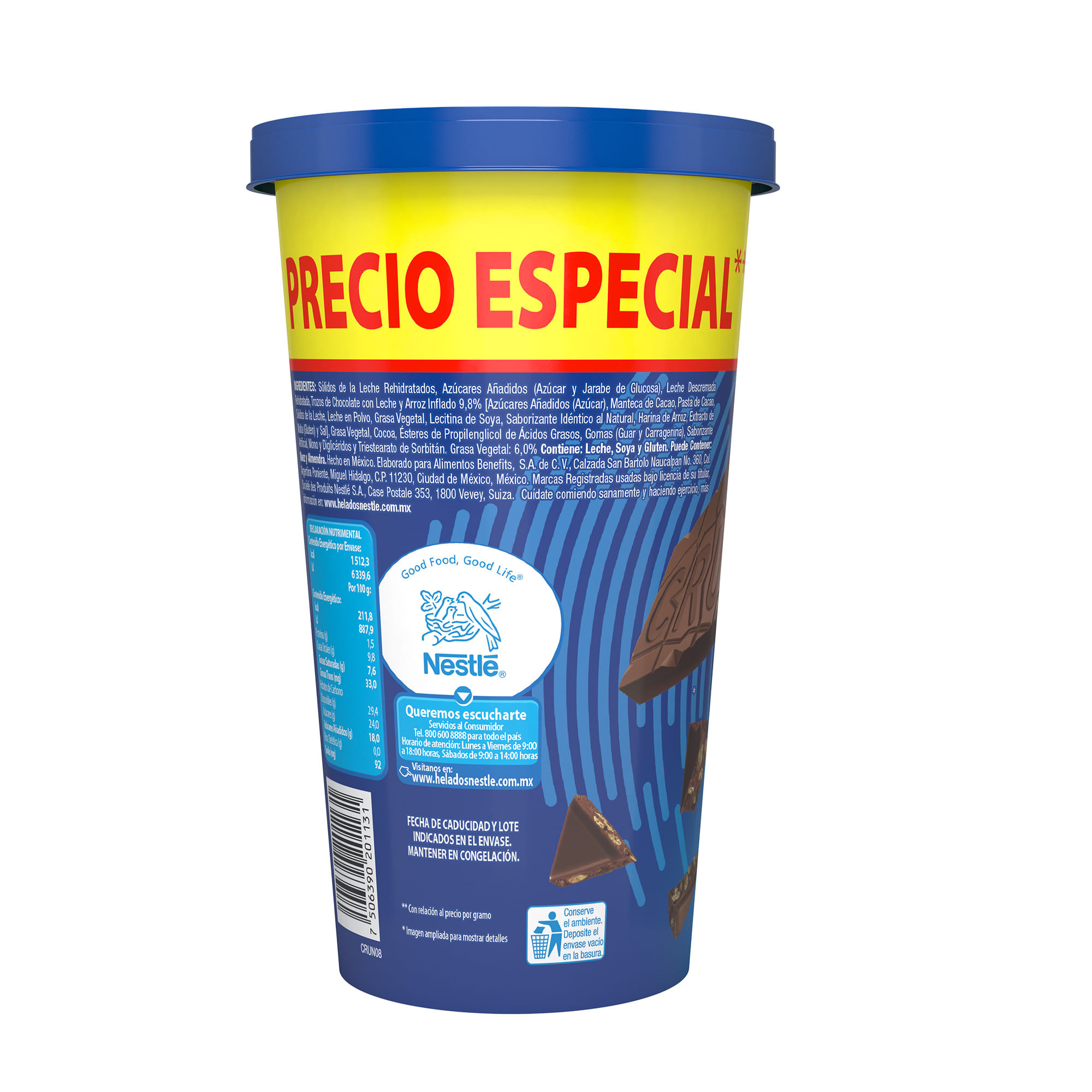 HELADO CRUNCH NESTLE 1.3 - LT