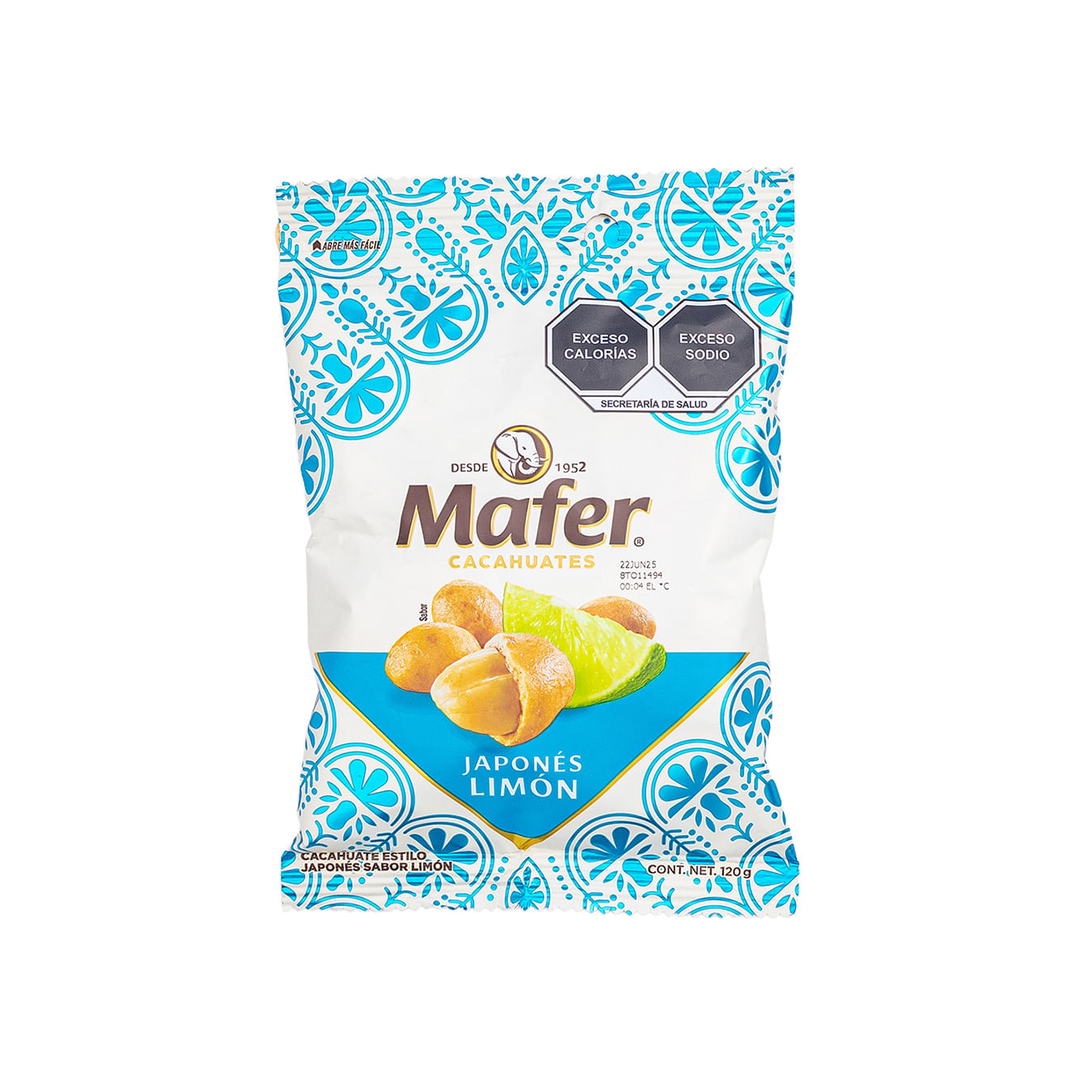CACAHUATES JAPONES - LIMON MAFER 120.0 - GR