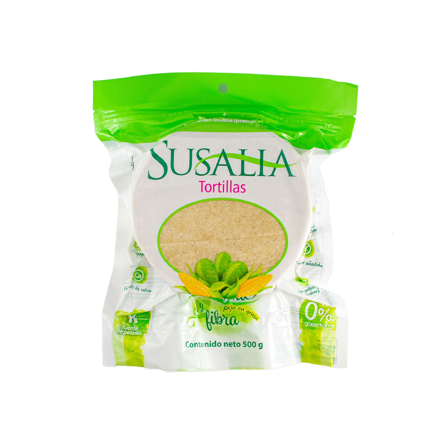 TORTILLA MAIZ CON NOPAL SUSALIA 500.0 - GR