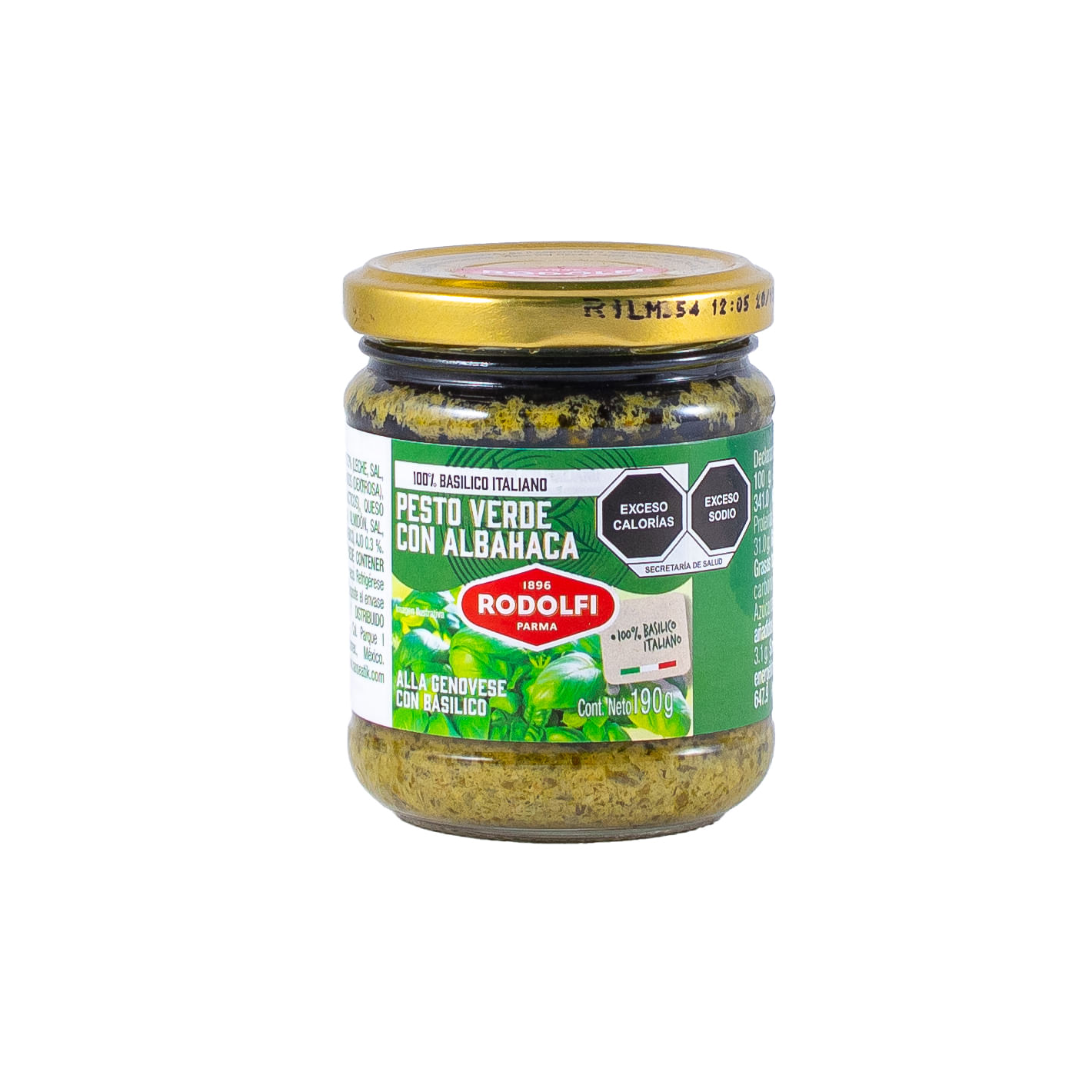 PESTO VERDE A LA GENOVESE CON ALBAHACA RODOLFI 190.0 - GR