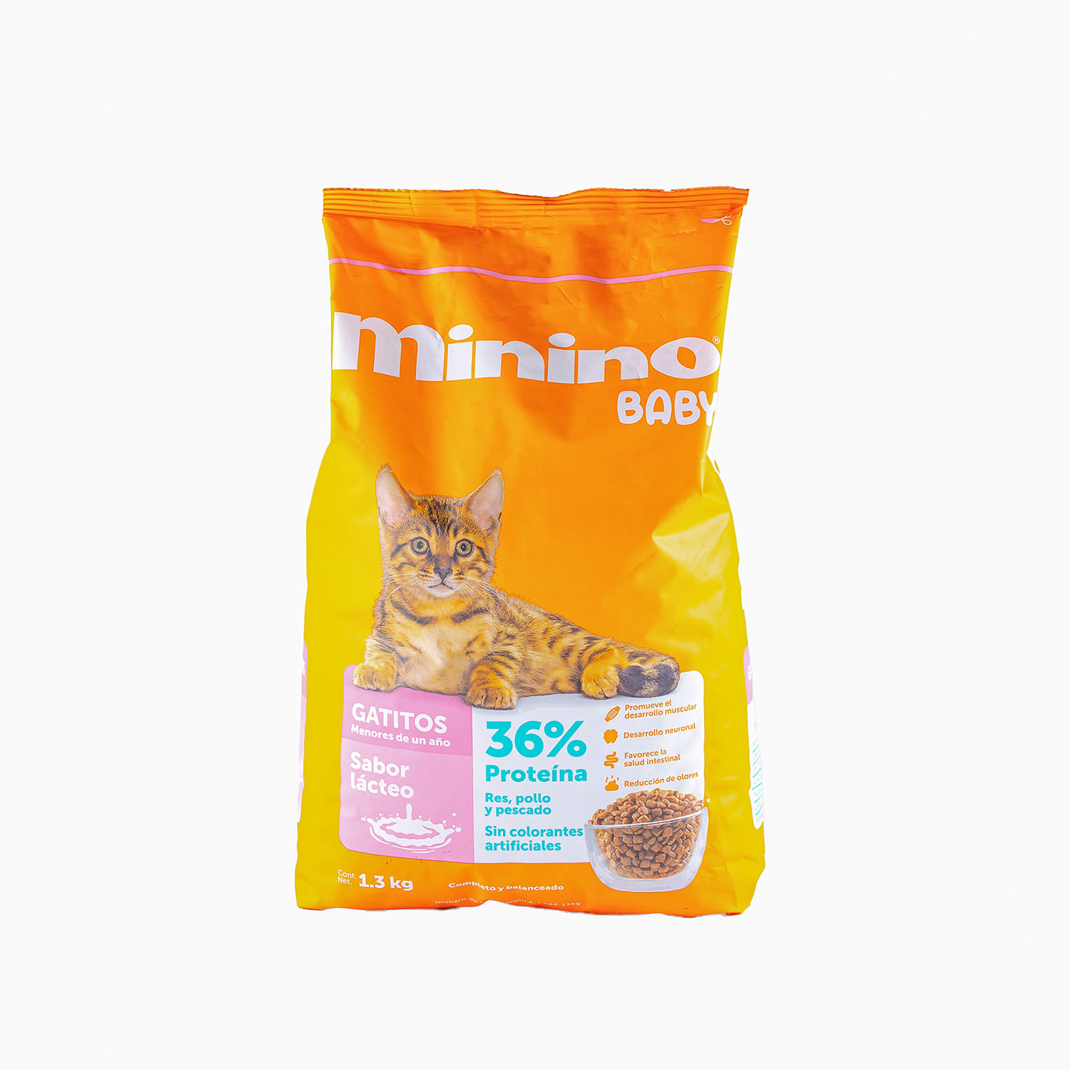 COMIDA P/GATITOS ORIGINAL BABY MININO 1.3 - KG