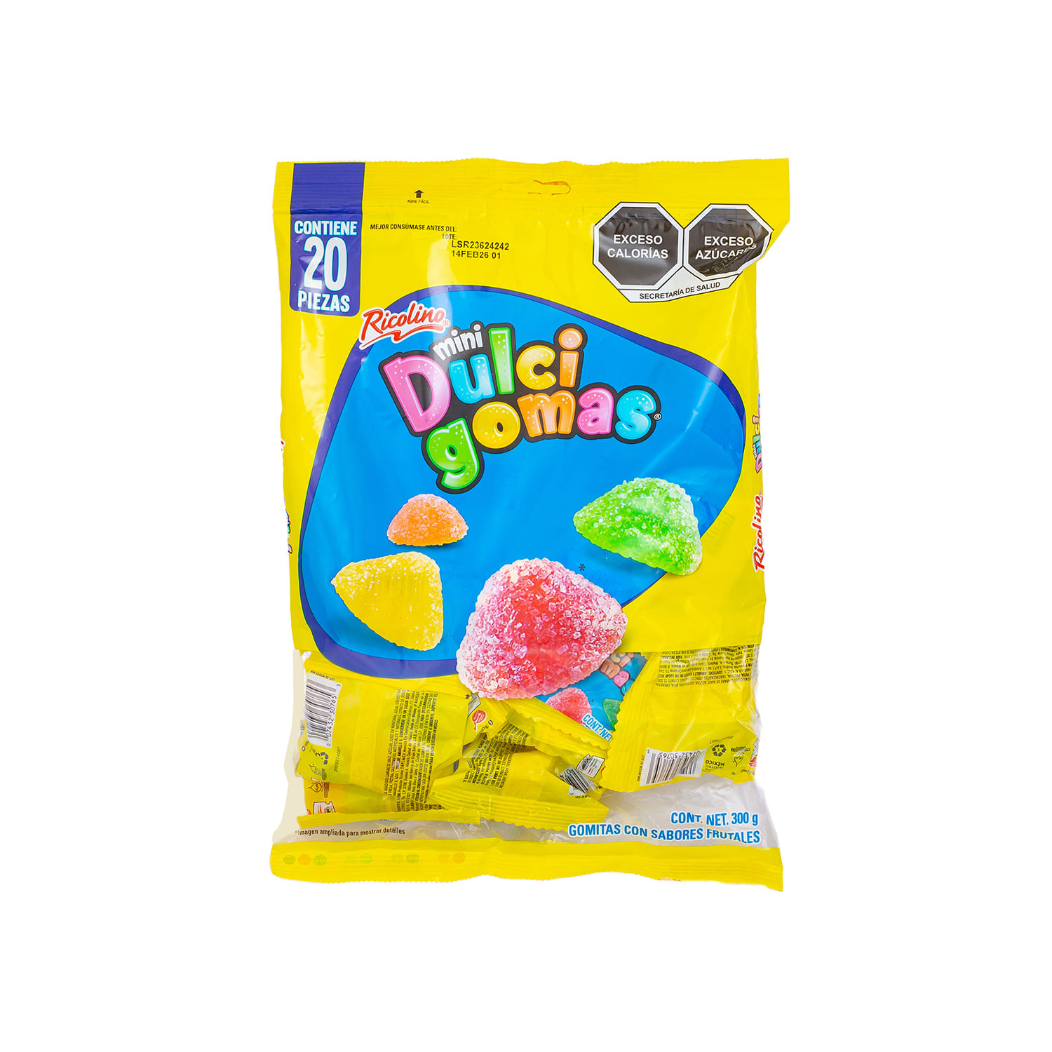 DULCIGOMAS MINIS RICOLINO 20.0 - PZA