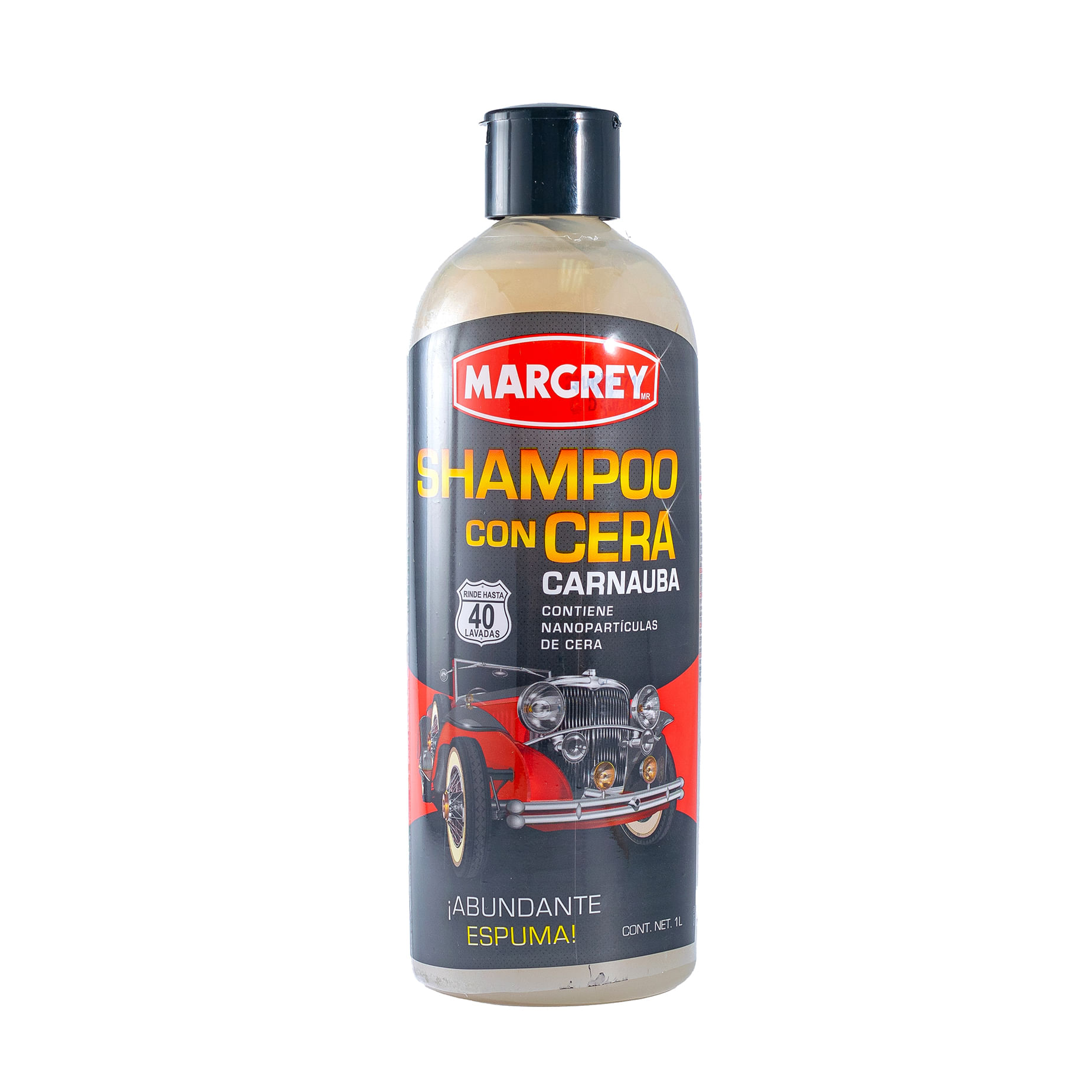 SHAMPOO CON CERA DE CARNAUBA MARGREY 1.0 - LT