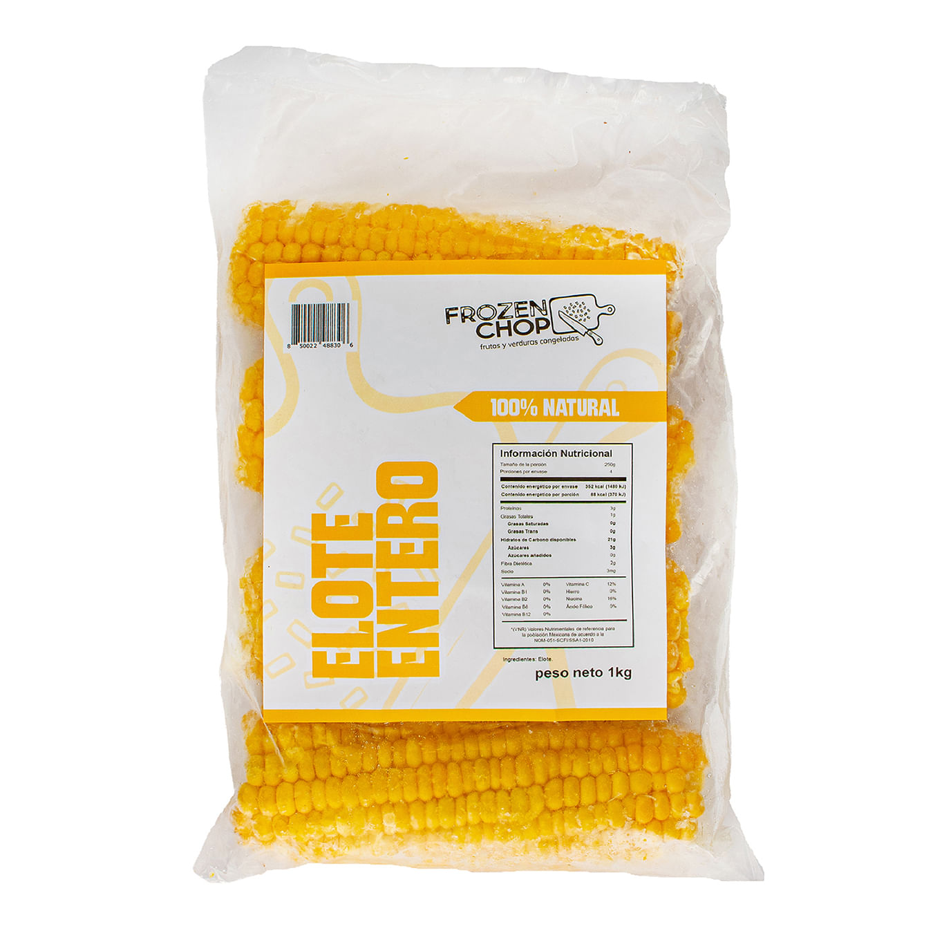 ELOTE ENTERO FROZEN CHOP 1.0 - KG