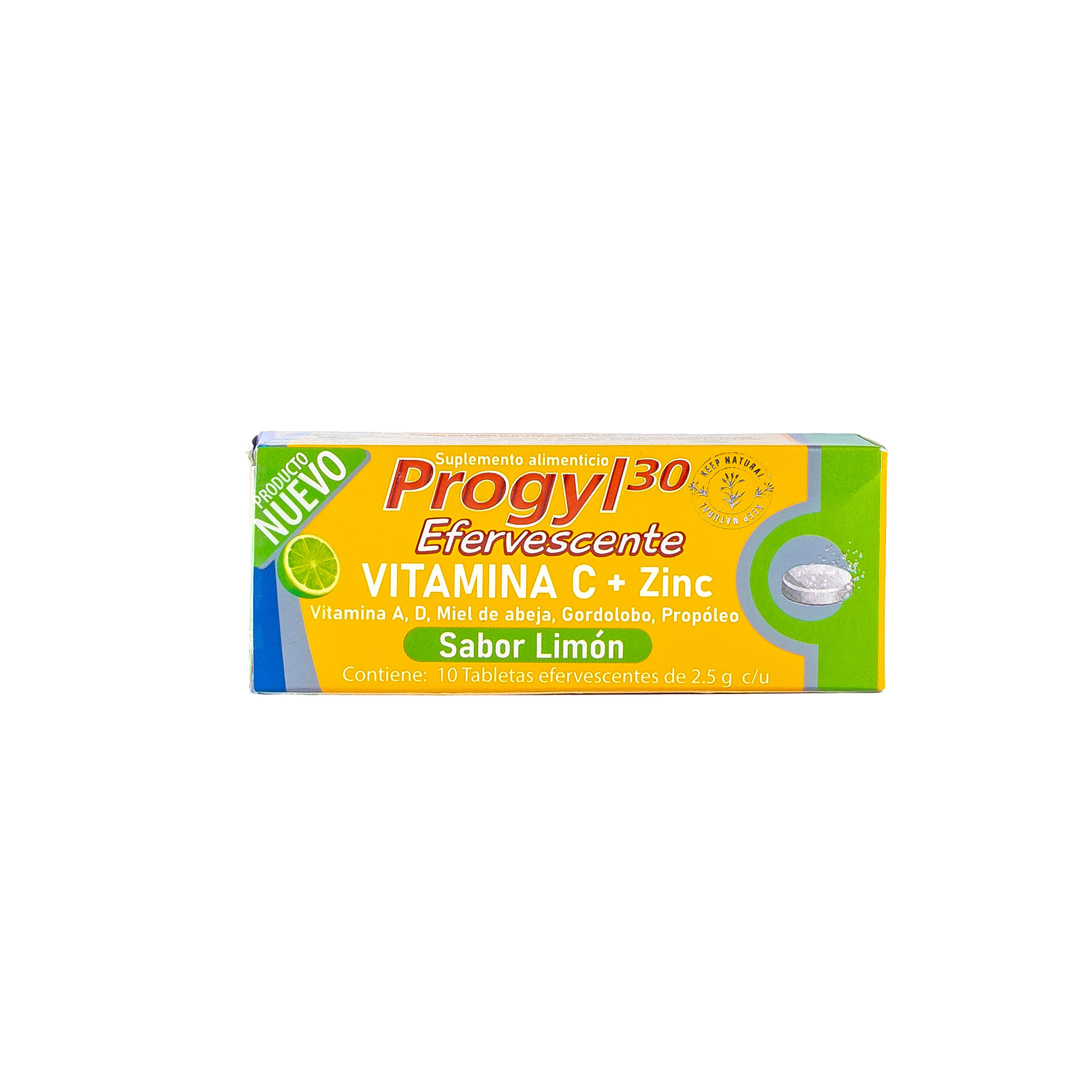 EFERVESCENTE SABOR LIMON PROGYL 10.0 - TAB