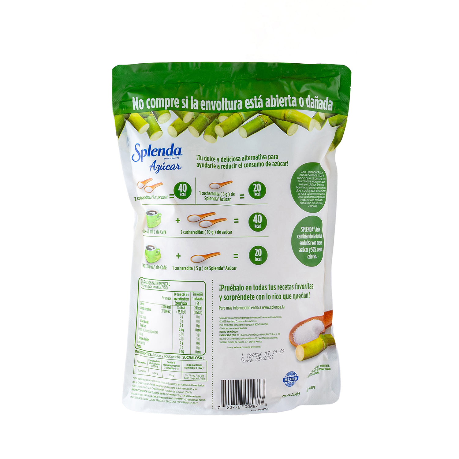 ENDULZANTE AZUCAR SPLENDA 1.0 - KG